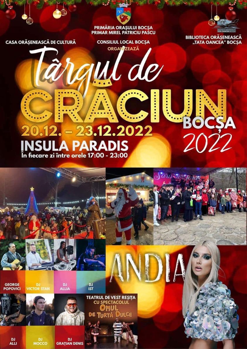 EVENIMENTUL ANULUI:TARGUL DE CRACIUN DE LA BOCSA – Carasanul