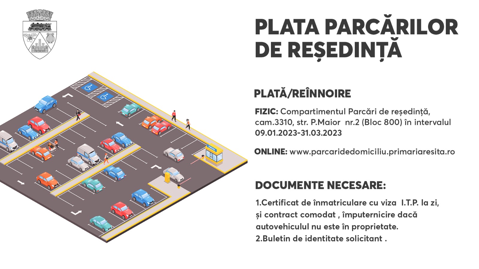 ESTI DIN RESITA SI VREI UN LOC DE PARCARE? ACUM E MOMENTUL!!! – Carasanul