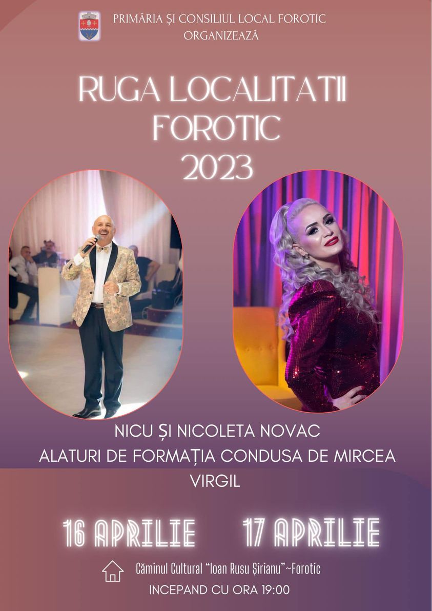 EVENIMENT:RUGA LOCALITATII FOROTIC! – Carasanul